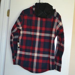 Wolverine | Shirts | New Mens Wolverine Flannel Hoodie Jacket Shirt ...